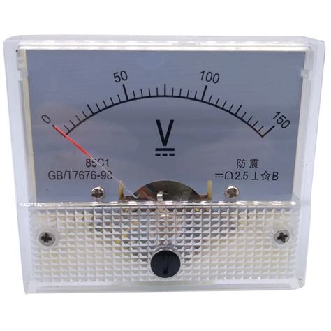 Analog Panel Volt Voltage Meter Voltmeter Gauge 85c1 0 150v Dc 769