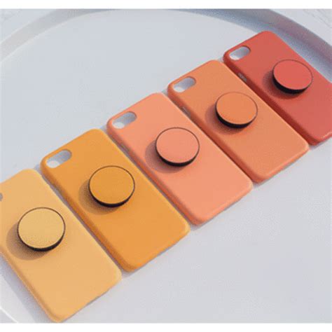 [빠른배송] 플라톡 단색단색 스마트톡 심플 아이폰케이스 핸드폰그립 톡홀더 카드 젤리 투명 실리콘 아이폰 11 12 13 14 미니 Xs Xr Se2 Se3 7 8