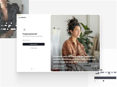 Forgot Password — Untitled Ui By Jordan Hughes® On Dribbble