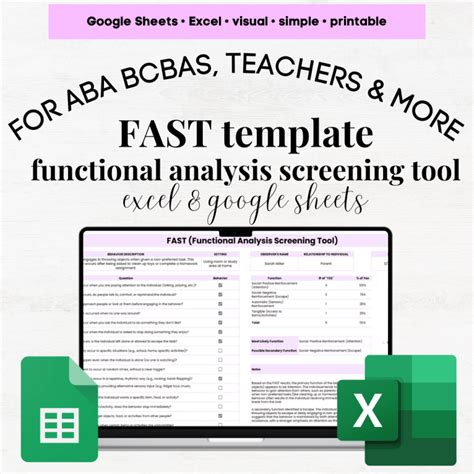 Functional Analysis Template Aba Functional Analysis Aba Functional