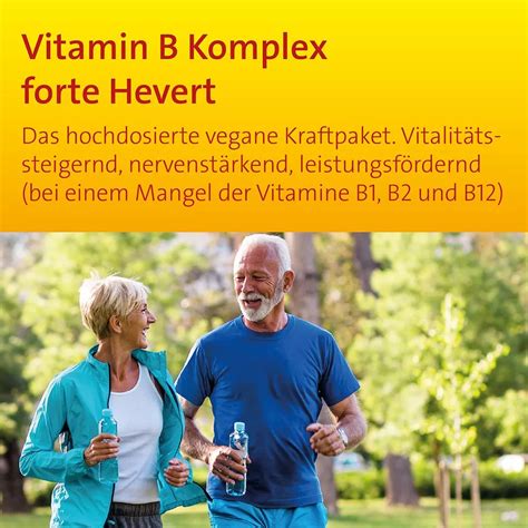 High Dosages Of Vitamin B1 B6 And B12 With Vitamin B Komplex Forte Hevert