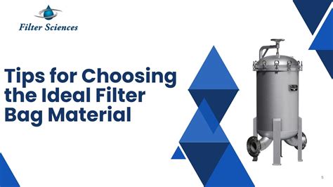 Tips For Choosing The Ideal Filter Bag Material