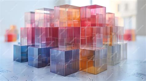 3d Cube Data Visualization For Customer Segmentation And Business