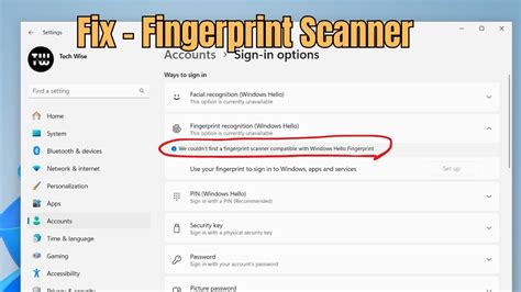 Fix We Couldnt Find A Fingerprint Scanner Compatible With Windows