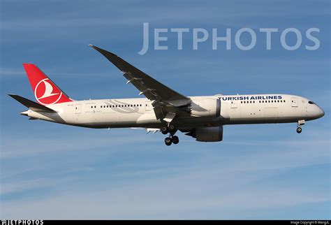 Tc Lli Boeing 787 9 Dreamliner Turkish Airlines Wangjl Jetphotos