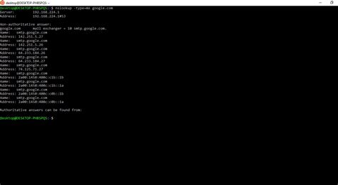 How To Check Mx Records With Nslookup