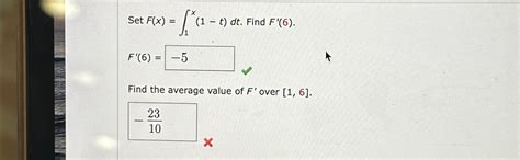 Solved Set F X X T Dt Find F F Find The Chegg Com
