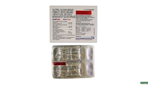 Buy Calinta Max 10 Capsules Online At Best Prices Wellness Forever