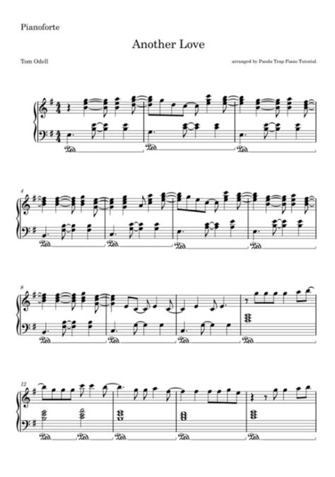 Another Love So Findest Du Noten Fürs Klavier E Piano Test
