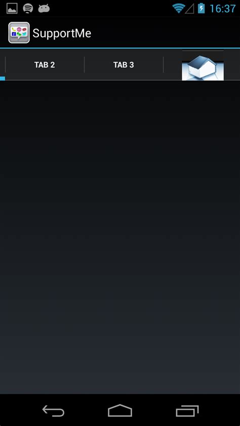 Android How Do You Set The Tab Width Using Images For Each Tab And
