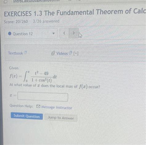 solved exercises 1 3 the fundamental theorem of calculus