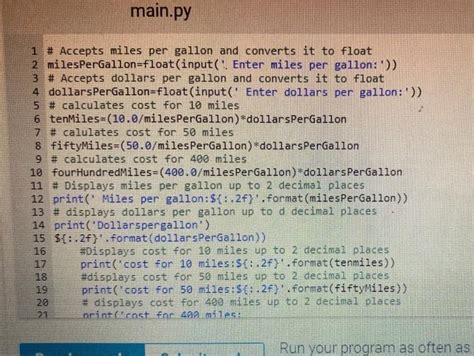 Solved 212 Zylab Driving Cost Calculator Driving Is