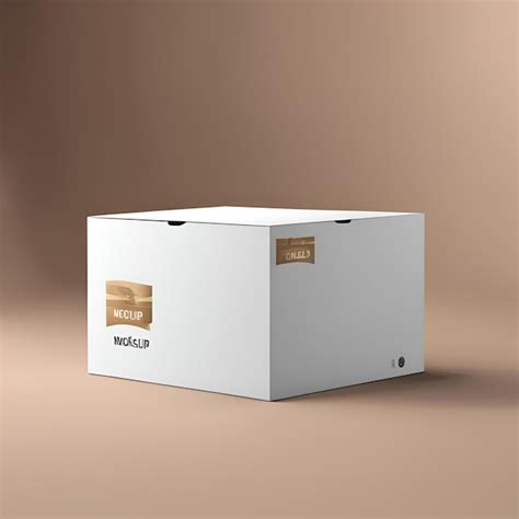 Modelo De Caixa Realista Imagem Premium Gerada Com Ia