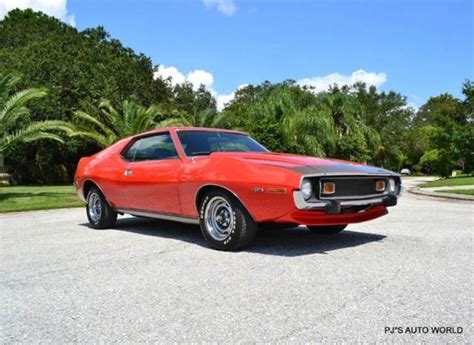 1973 Amc Javelin Sst 70550 Miles Red Coupe 401 Manual Classic Amc