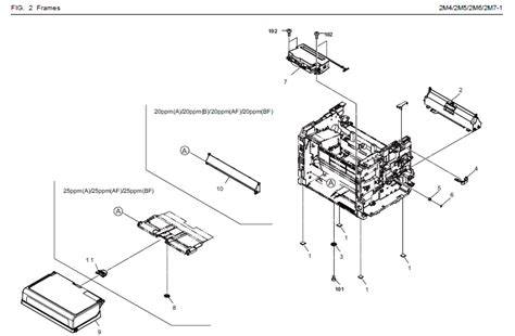 Kyocera Ecosys Fs 1025mfp Parts List And Diagrams