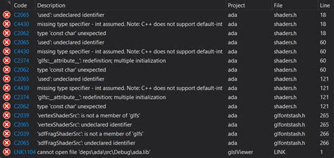 Linker Error On Ada Issue Patriciogonzalezvivo GlslViewer GitHub