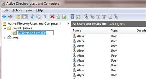 Using Saved Queries In Aduc Mmc Active Directory User And Computers