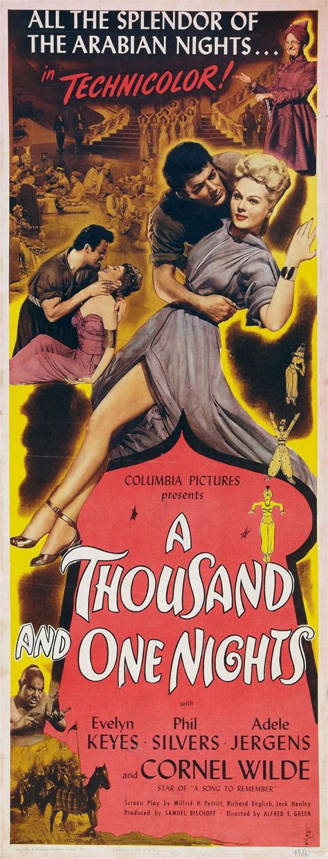 Постеры: Тысяча и одна ночь / Постер фильма «Тысяча и одна ночь» (1945 ...