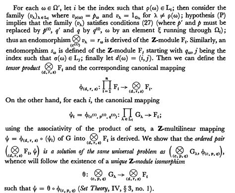 Linear Algebra A Mistake In Bourbakis Construction Of General Tensor