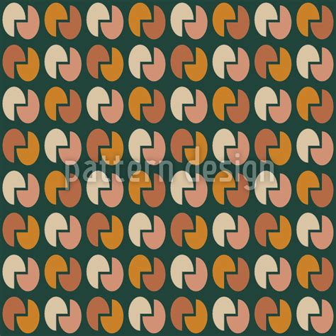 Embraced Blobs Seamless Vector Pattern Design