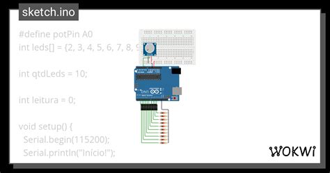 Experimento03potenciometro Wokwi Esp32 Stm32 Arduino Simulator