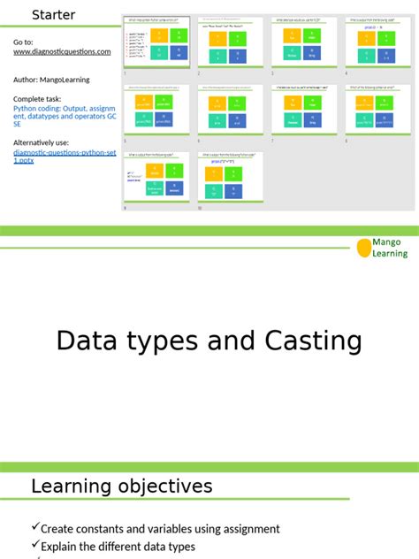 Datatypes Pdf