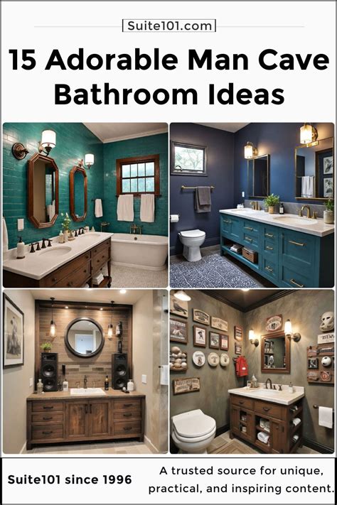 15 Man Cave Bathroom Ideas For The Modern Gentleman