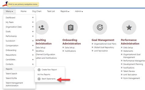 How To Print Batch Statements Peoplefluent