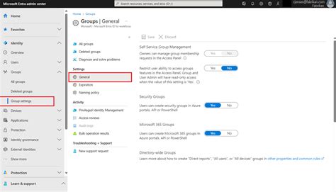 Set Up Self Service Group Management Microsoft Entra Id Microsoft Learn