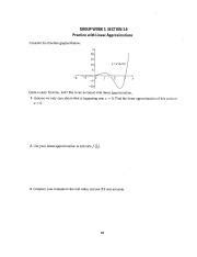 Practice with Linear Approximations: Estimating Values and | Course Hero