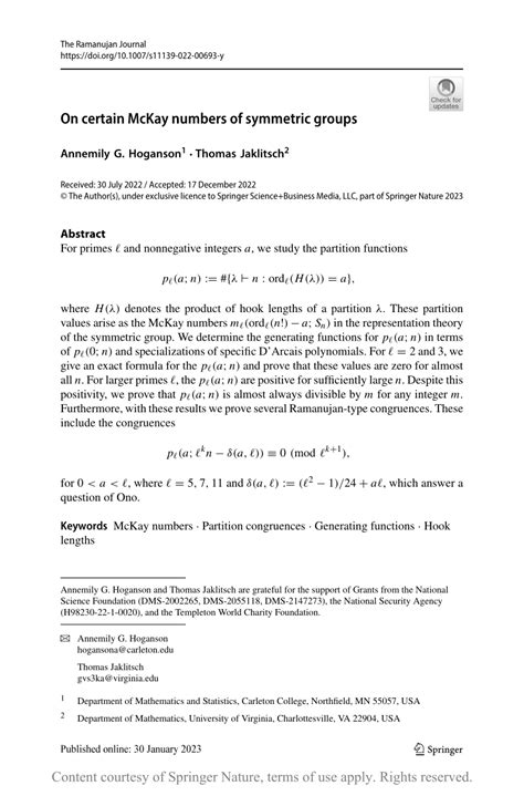 On Certain Mckay Numbers Of Symmetric Groups