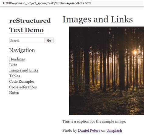 Restructuredtext Tech Tutorials By Dinesh Nair