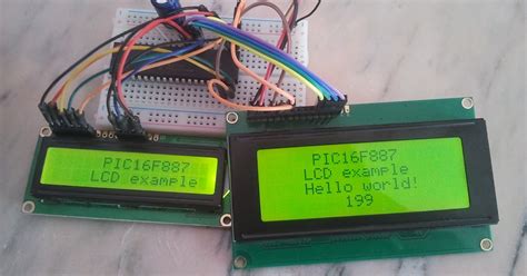 Interfacing PIC F With LCD Display
