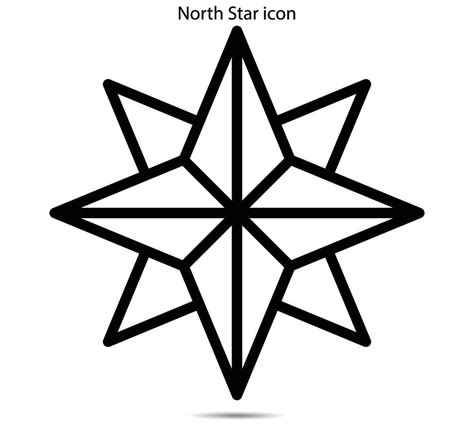North Star Icon 34115420 Vector Art At Vecteezy