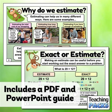 Estimation Teaching Pack Resources For Teachers
