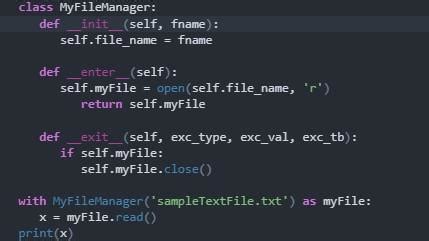Оператор With в Python OTUS