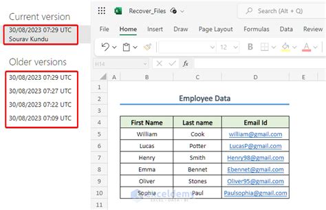 How To Recover An Excel File Overwritten And Deleted Files Exceldemy