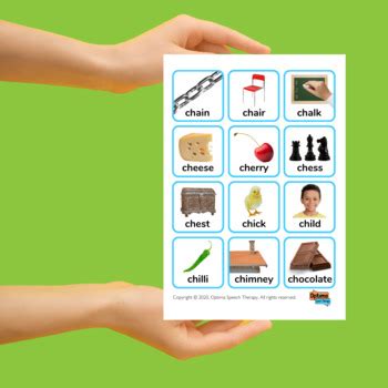 CH Sound CH Phonic Letter Sounds Speech Therapy Beginning