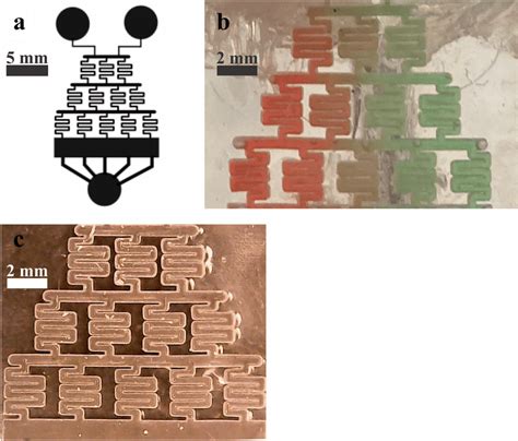 A The Flow Based Microfluidic Gradient Mixer Vector Graphic Design From Download Scientific