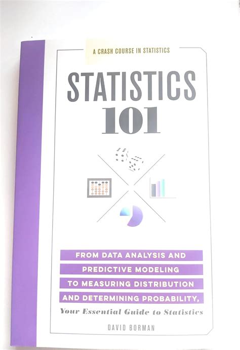 Statistics 101 From Data Analysis And Predictive Modeling To Measuring Distribution David