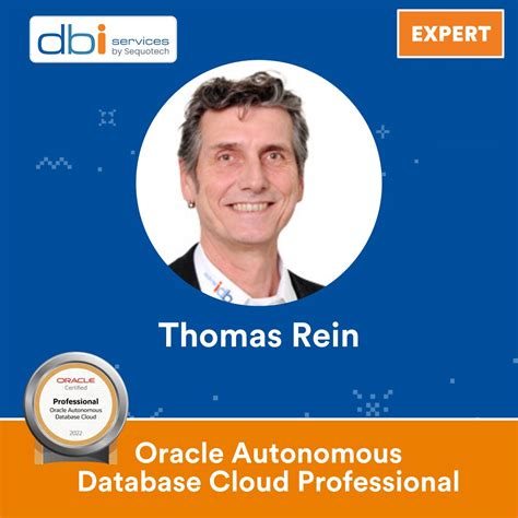 dbi services on linkedin congratulations thomas is a certified oracle