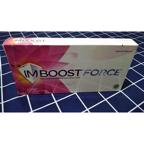 Jual Imboost Force 30kaplet Soho Shopee Indonesia