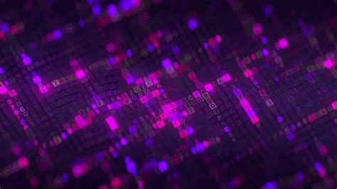 Digital Code Machine Language Visualization Seamless Loop 3d Animation Backgrounds Motion