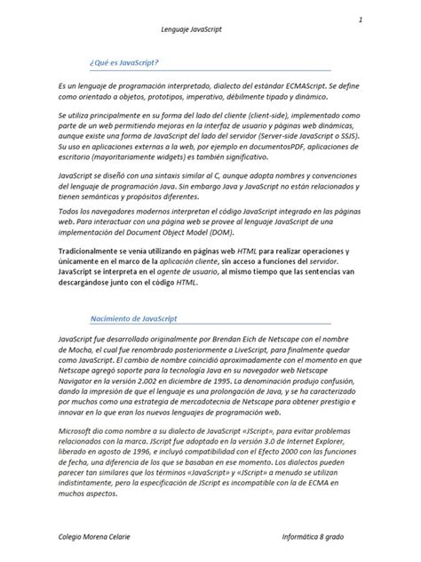 Reporte De Javascript Mayo Descargar Gratis Pdf Script Java Red