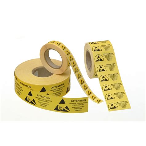 Esd Warning Labels For Packaging And Containers Teknis