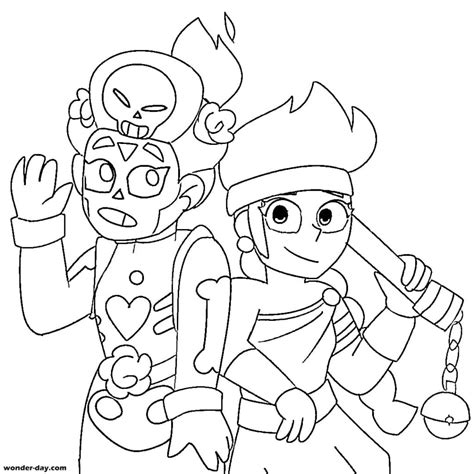 Dessin Brawl Stars Poco En Couleur Amber Brawl Stars Coloring Pages Images And Photos Finder