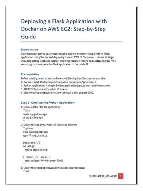 dockerfile python application guide pdf computer file directory