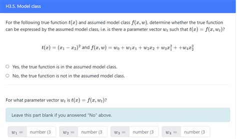 Solved For The Following True Function T X And Assumed Chegg Com