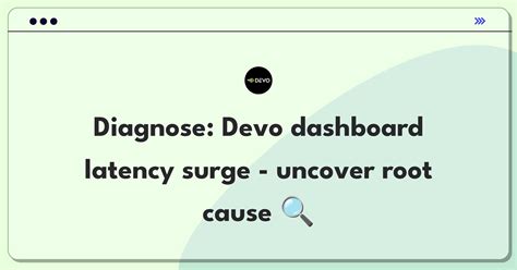 Devo Dashboard Latency Spike Root Cause Analysis Interview NextSprints