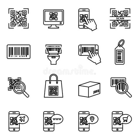QR Code Scanning Technology Stock Vector Illustration Of Information Concept